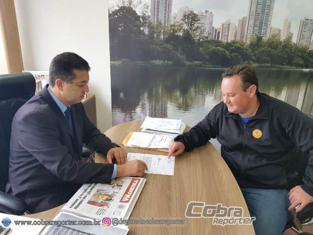 Cobra Repórter recebe vereador de Ivatuba - Deputado Estadual Cobra ...